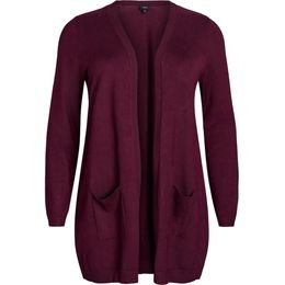ZIZZI Knit Cardigan female Red size XL