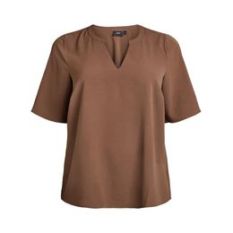 ZIZZI Blusen 'VANNI' Damen Gr&ouml;&szlig;e 9XL/10XL braun
