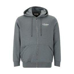 Jack & Jones Plus Jack & Jones Plus Zip-Up Hoodie 'JJESOHO' male Grey size 4XL