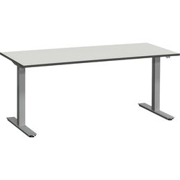 eurokraft basic Arbeitstisch, elektrisch höhenverstellbar, Höhe 680 - 1180 mm, HPL-Platte, BxT 2000 x 800 mm