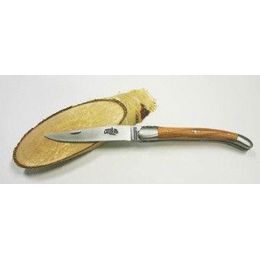 Laguiole Forge de Laguiole, 2 Mitres Inox satiniert - olive - Gr&ouml;&szlig;e 9cm 03659/129INOL