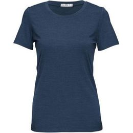 Palgero Birta T-Shirt Merino Women blau meliert - Gr&ouml;&szlig;e XXL BDMK