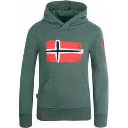 Trollkids Kids Trondheim Sweater khaki green - Gr&ouml;&szlig;e 116 Kinder 137