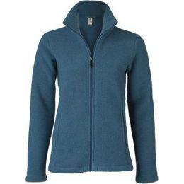Engel Jacke Merino Wollfleece Damen atlantik melange - Gr&ouml;&szlig;e 34/36 584470