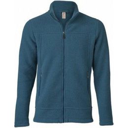 Engel Jacke Merino Wollfleece atlantic melange - Gr&ouml;&szlig;e 50/52 584430