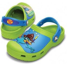 Crocs Kids Custom Clog phineas & ferb volt green/ocean - Gr&ouml;&szlig;e 22-24 Kinder 14041-C06/07