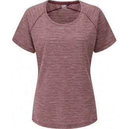 Rab Wisp Tee Women deep heather marl HD - Gr&ouml;&szlig;e 12 UK Damen QBL12