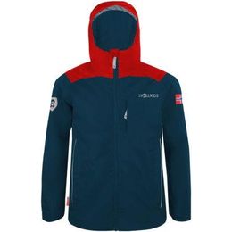 Trollkids Kids Bergen Jacket bright red/mystic blue - Gr&ouml;&szlig;e 116 Kinder 610