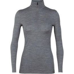 Icebreaker 200 Oasis LS Half Zip Women gritstone hthr - Gr&ouml;&szlig;e XS 104380