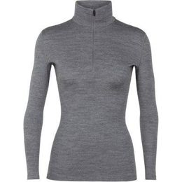 Icebreaker 260 Tech LS Half Zip Women gritstone hthr - Gr&ouml;&szlig;e XS 104390