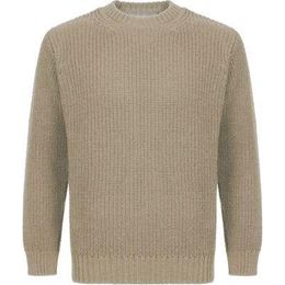 IrelandsEye Crosshaven Ribbed Crew Neck Sweater Men silver marl - Gr&ouml;&szlig;e XL A746