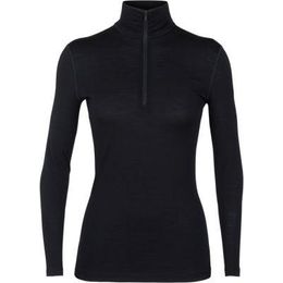 Icebreaker 200 Oasis LS Half Zip Women black - Gr&ouml;&szlig;e XS 104380
