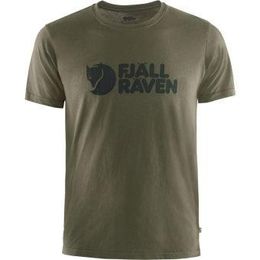 Fj&auml;llr&auml;ven Fj&auml;llr&auml;ven Fj&auml;llr&auml;ven Logo T-Shirt dark olive - Gr&ouml;&szlig;e S 87310