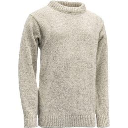 DEVOLD Nansen Sweater Crew Neck grey melange - Gr&ouml;&szlig;e S TC386552S