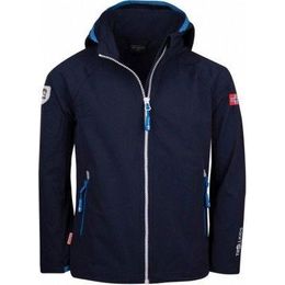 Trollkids Kids Kvalvika Jacket navy/white/med blue - Gr&ouml;&szlig;e 104 Kinder 328