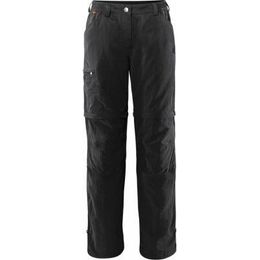 Vaude Womens Farley Zip Off Pants IV regular - black - Gr&ouml;&szlig;e 46 Damen 03873
