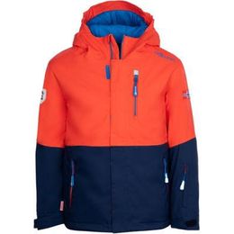 Trollkids Kids Hallingdal Jacket flame orange/navy - Gr&ouml;&szlig;e 92 Kinder 226