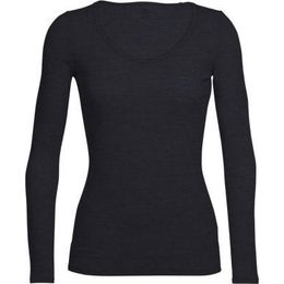 Icebreaker Siren LS Sweetheart Women black - Gr&ouml;&szlig;e S 103194
