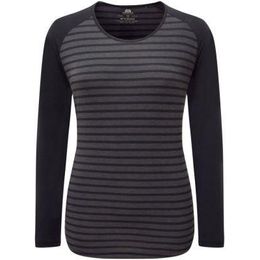 Mountain Equipment Redline LS Womens Tee cosmos stripe/cosmos - Gr&ouml;&szlig;e 12 UK Damen 007396