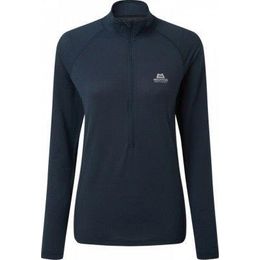 Mountain Equipment Solar Eclipse Womens Zip Tee blue nights - Gr&ouml;&szlig;e 14 UK Damen 004766
