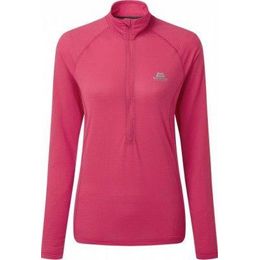 Mountain Equipment Solar Eclipse Womens Zip Tee virtual pink - Gr&ouml;&szlig;e 8 UK Damen 004766