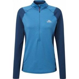 Mountain Equipment Eclipse Zip Tee Women lagoon blue/marine - Gr&ouml;&szlig;e 16 UK Damen 002288