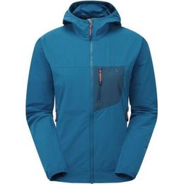Mountain Equipment Echo Hooded Jacket Womens alto blue/majolica - Gr&ouml;&szlig;e 12 UK Damen 002353