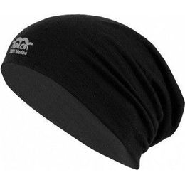 P.A.C. PAC Merino Beanie black - Gr&ouml;&szlig;e One size 8851