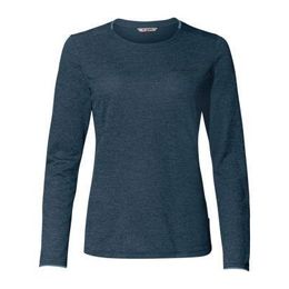 Vaude Womens Essential LS T-Shirt dark sea uni - Gr&ouml;&szlig;e 46 Damen 41316