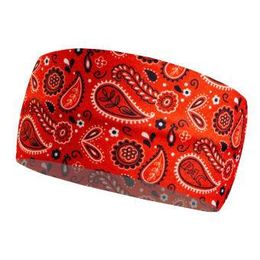 P.A.C. PAC Ocean Upcycling Headband red paisley - Gr&ouml;&szlig;e S/M 8842