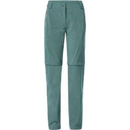 Vaude Womens Farley Stretch ZO T-Zip Pants II dusty moss - Gr&ouml;&szlig;e 44 Damen 42619