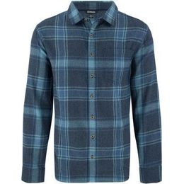 Sherpa Adventure Gear Batsa Eco Long Sleeve Shirt neelo blue plaid - Gr&ouml;&szlig;e S SM12031