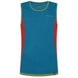 La Sportiva Crimp Tank space blue/saffron - Gr&ouml;&szlig;e S N86