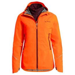 Vaude Womens Yaras 3in1 Jacket neon orange - Gr&ouml;&szlig;e 36 Damen 41660