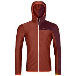 Ortovox Fleece Light Grid Hooded Jacket clay orange - Gr&ouml;&szlig;e XXL 87077