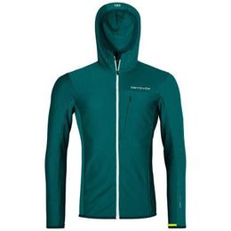 Ortovox Fleece Light Grid Hooded Jacket pacific green - Gr&ouml;&szlig;e XXL 87077