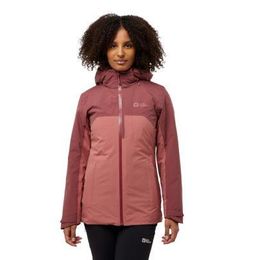 Jack Wolfskin Hunberg 3in1 Jacket Women mineral red J0127 - Gr&ouml;&szlig;e M A62510