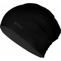P.A.C. PAC Ocean Upcycling Beanie black - Gr&ouml;&szlig;e One size 8845