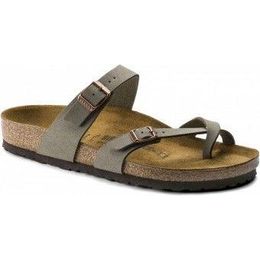 Birkenstock Mayari Birko-Flor Nubuck stone - Gr&ouml;&szlig;e 37 0071071