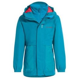 Vaude Kids Campfire 3in1 Jacket Girls arctic blue - Gr&ouml;&szlig;e 104 Kinder 40604