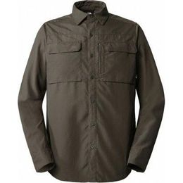 The North Face Mens LS Sequoia Shirt new taupe green - Gr&ouml;&szlig;e XL 4T18