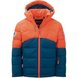 Trollkids Kids Gryllefjord Jacket deep orange/mad. blue/deep orange - Gr&ouml;&szlig;e 104 Kinder 365