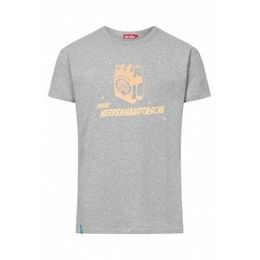 Derbe T-Shirt Herrenhandtasche grey melange - Gr&ouml;&szlig;e S M04TSHerrenhandtasch