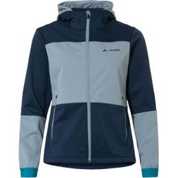 Vaude Womens Qimsa Hooded Softshell Jacket dark sea - Gr&ouml;&szlig;e 42 Damen 46341