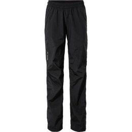Vaude Womens Yaras Rain Zip Pants IV black - Gr&ouml;&szlig;e 36 Damen 45550
