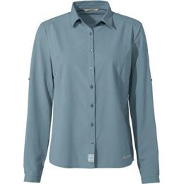 Vaude Womens Rosemoor LS Shirt IV nordic blue - Gr&ouml;&szlig;e 36 Damen 45549