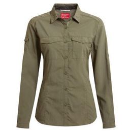 Craghoppers NosiLife Womens Adventure III Long Sleeved Shirt wild olive CZL - Gr&ouml;&szlig;e 8 UK Damen CWS534