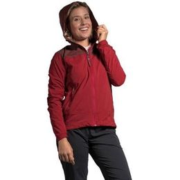 Tatonka Lajus Womens Hooded Jacket aubergine red/lava red - Gr&ouml;&szlig;e 36 Damen 8432