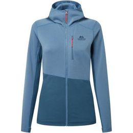 Mountain Equipment Durian Hooded Womens Jacket stellar/majolica blue - Gr&ouml;&szlig;e 14 UK Damen 006929