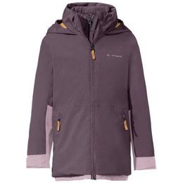 Vaude Kids Casarea 3in1 Jacket II blackberry - Gr&ouml;&szlig;e 122/128 Kinder 41754